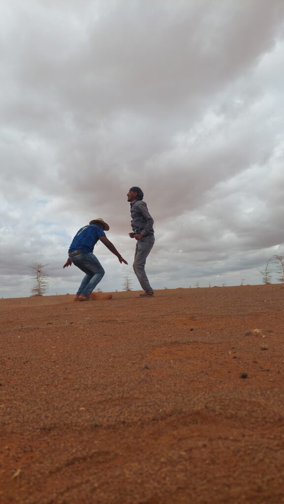 Sabena Desert in Wajir Kenya has a tan cover like Planet Mars