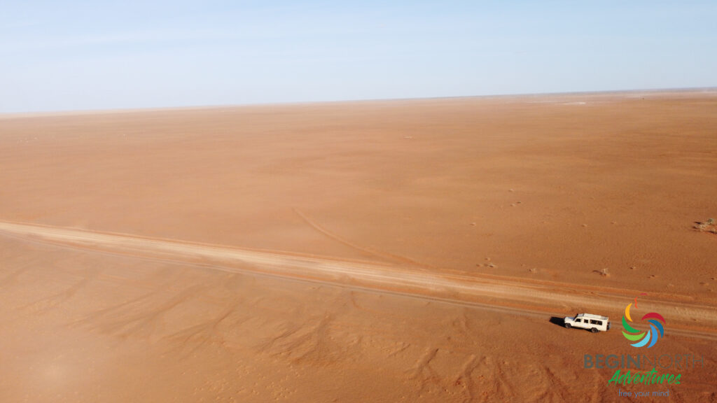 Sabena Desert in Wajir Kenya has a tan cover like Planet Mars