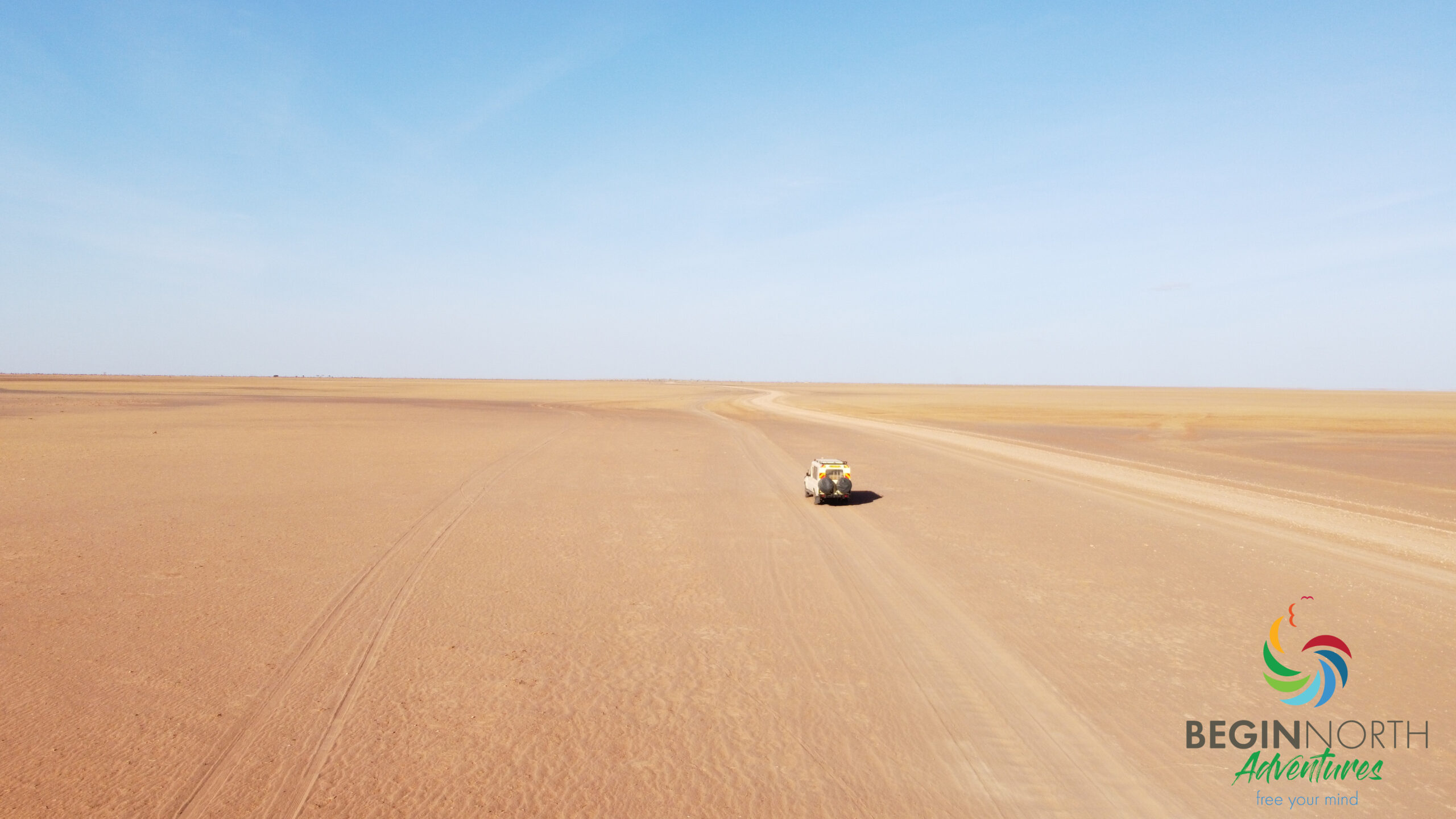 Sabena Desert in Wajir Kenya has a tan cover like Planet Mars